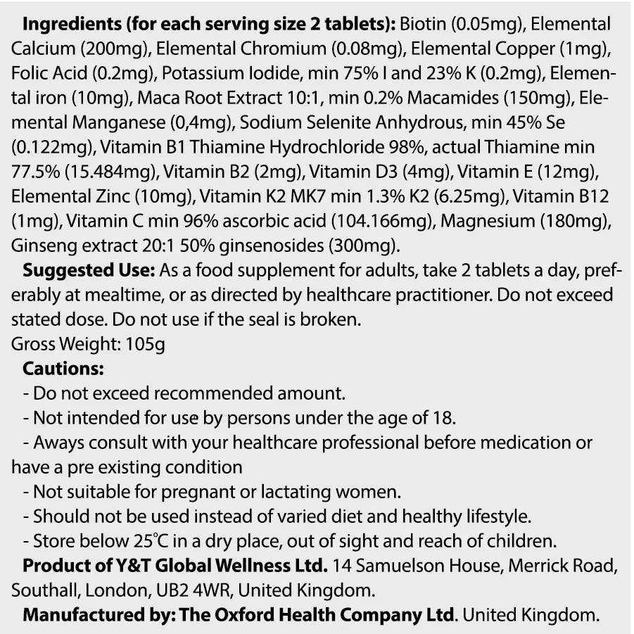 Multivitamin For Men Over 50 Years Glowel Healthcare – Glowel Healthcare